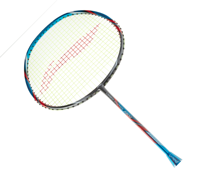 Li Ning Carbon Graphite A800 Strung Badminton Racket [Blue] - Badminton ...